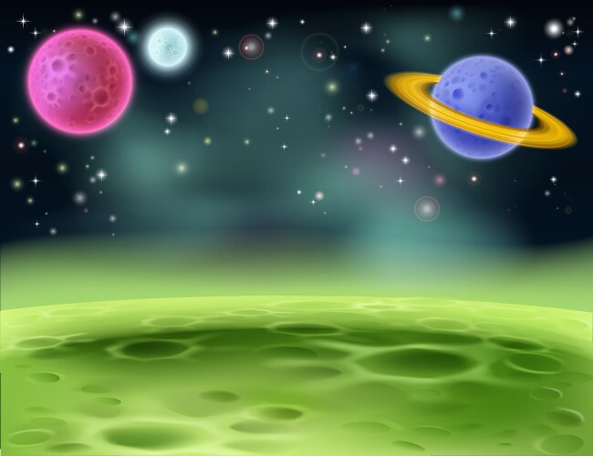 Outer Space Cartoon Background Vector Images (over 11,000)