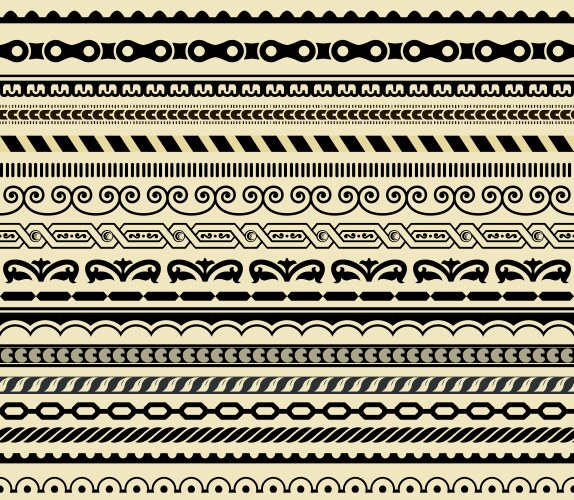 Border lines Royalty Free Vector Image - VectorStock