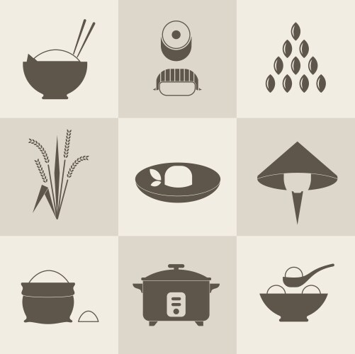 Icons Rice Vector Images (over 61,000)