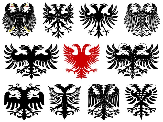Emblem Eagle Double Headed Vector Images (over 140)
