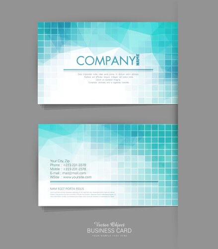 Business card background Royalty Free Vector Image