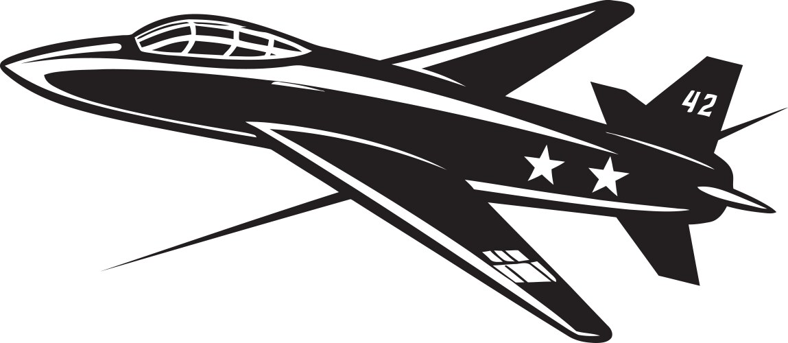 Thundering valor air force thunderbolt iconic Vector Image
