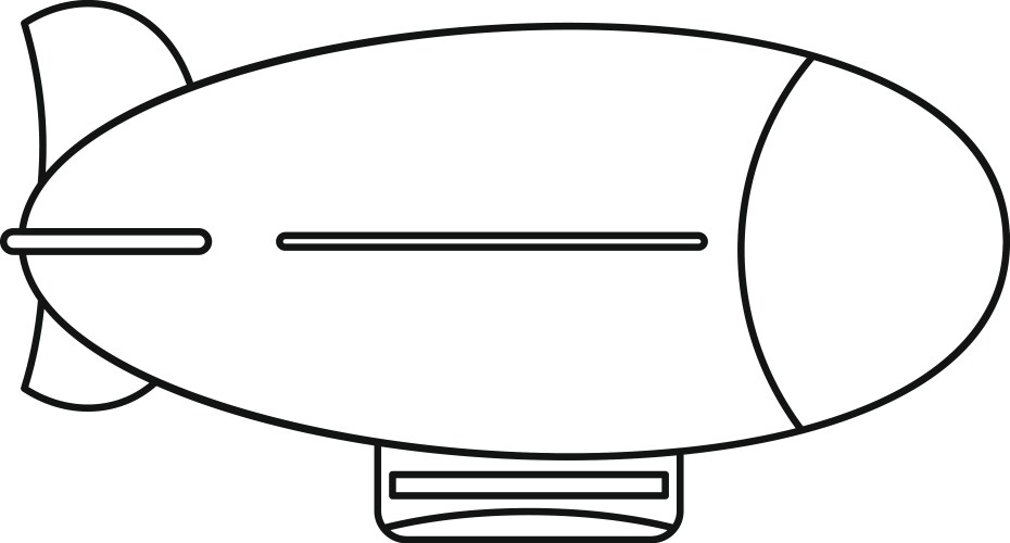 Zeppelin Outline Vector Images (over 420)