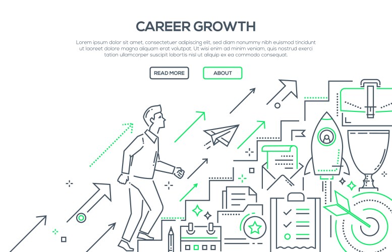 Career Growth Vector Images (over 46,000)