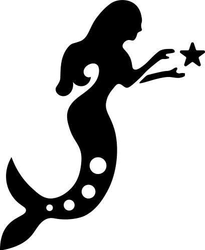 Beautiful mermaid Royalty Free Vector Image - VectorStock