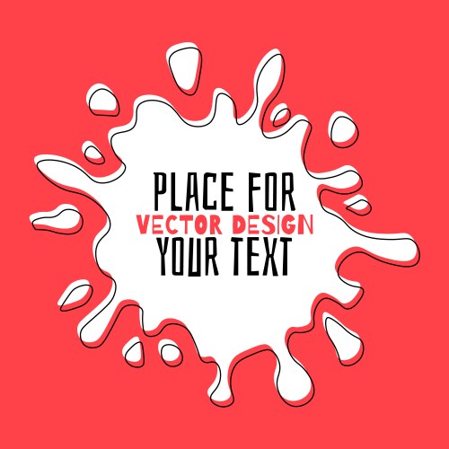 Yellow paint stain isolated icon design Royalty Free Vector