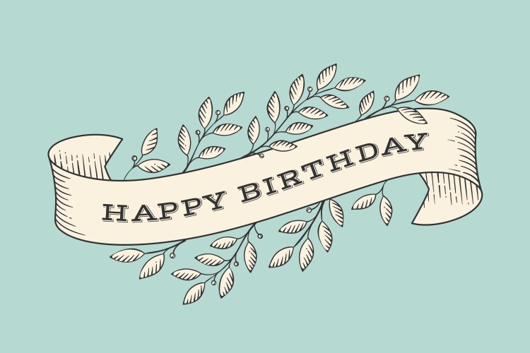 Birthday Scrolls Vector Images (over 2,200)