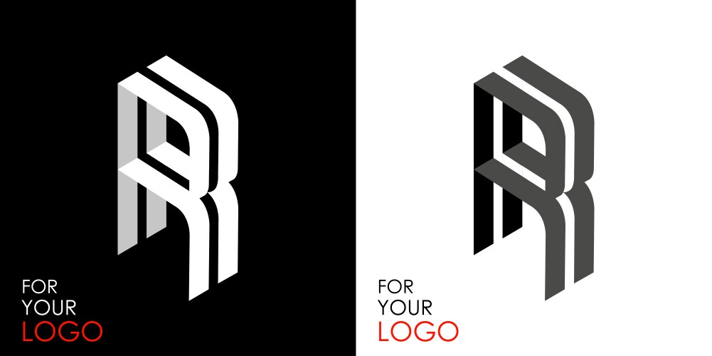 R 3d Logo Vector Images (over 1,500)
