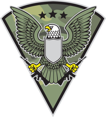 Military Soldier Mascot Royalty Free Vector Image