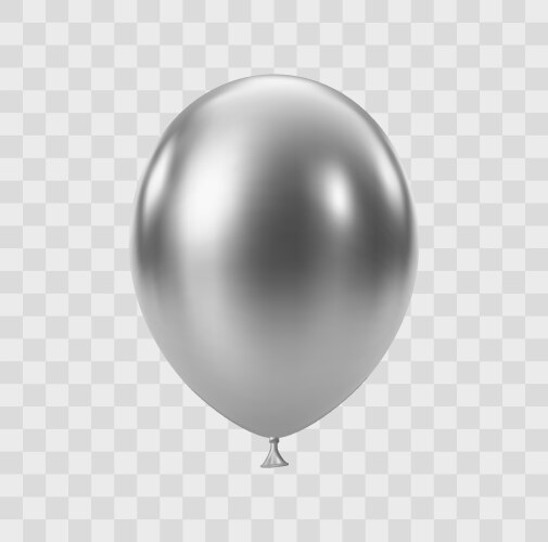 Pink white balloon luxury realistic balloons Vector Image