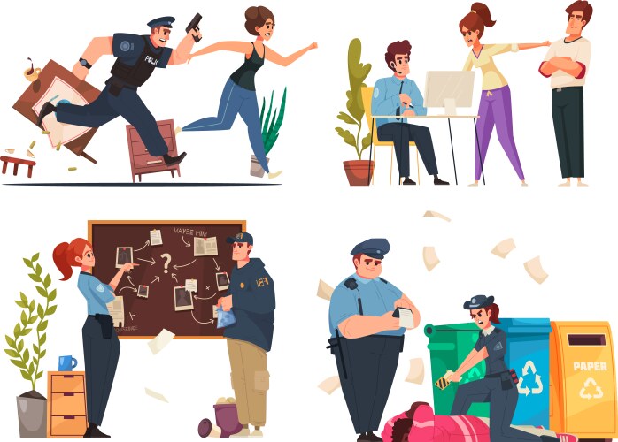 Police Cartoon Vector Images (over 32,000)
