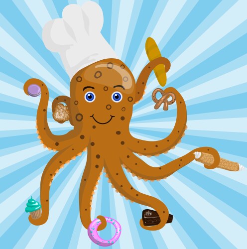Octopus Work Vector Images (over 190)