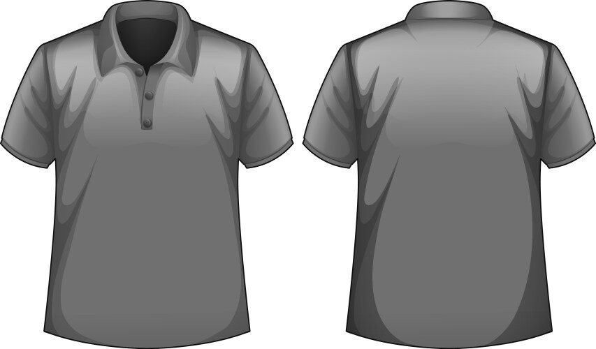 Gray T-Shirt Template Vector Images (over 680)