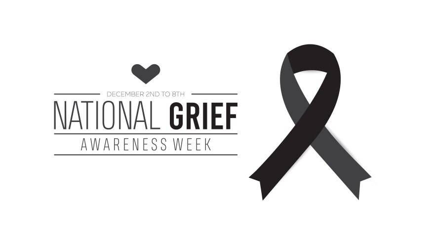 National grief awareness week Royalty Free Vector Image