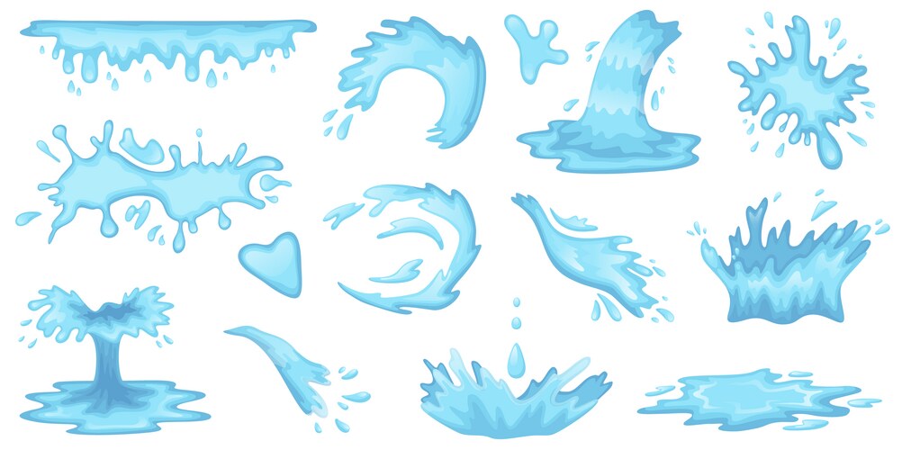 Droplet cartoon Vector Images & Graphics for Commercial Use | VectorStock