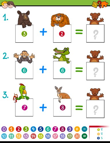 Addition Cartoon Vector Images (over 6,900)