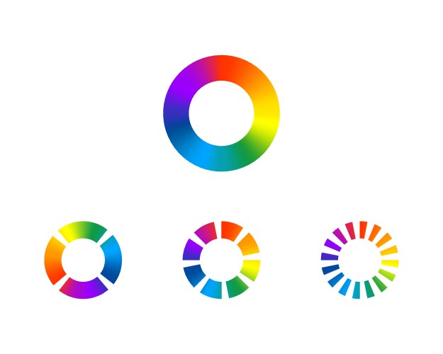 Collection loading bar status icon set of loaded Vector Image