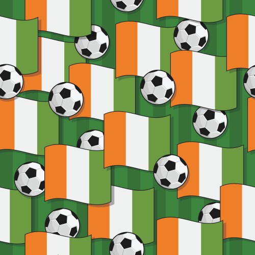 Soccer uniform template seamless pattern football Vector Image