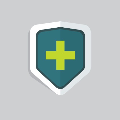 Medical Cross Shield Logo – Royalty-Free Vector | VectorStock
