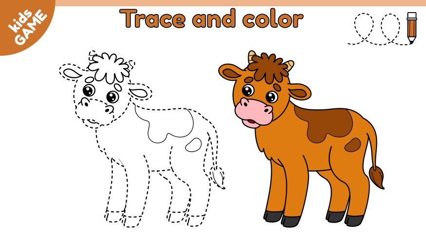 Animals Tracing Worksheets Vector Images (over 4,900)