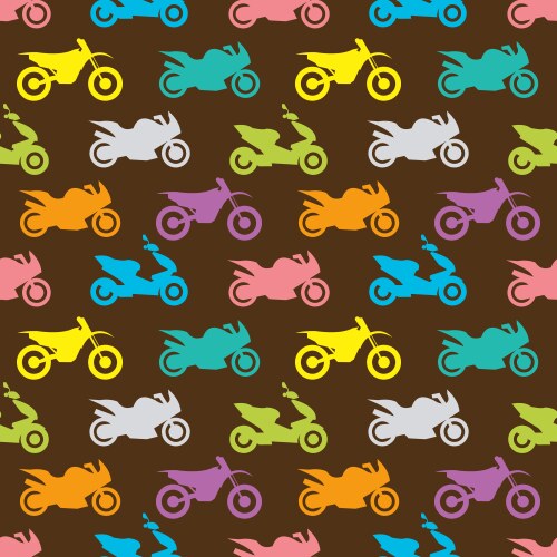 Seamless Motorbike Vector Images (over 1,400)