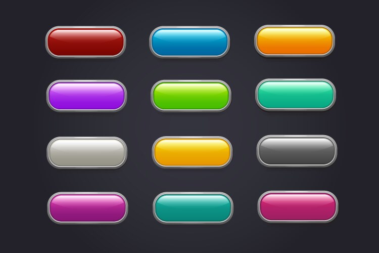 Cartoon Button Vector Images (over 130,000)