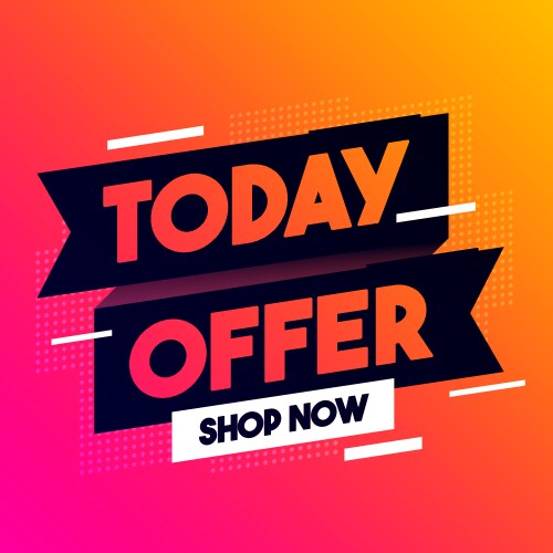 Super sale special offer banner 50 off discount Vector Image