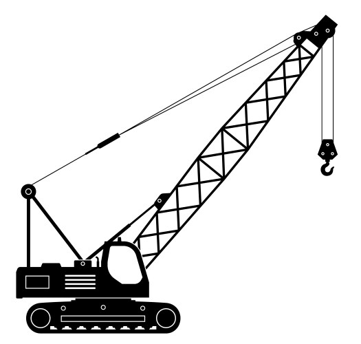 Crawler Crane Vector Images (over 1,100)