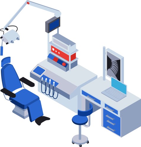 Ent patient care banner Royalty Free Vector Image