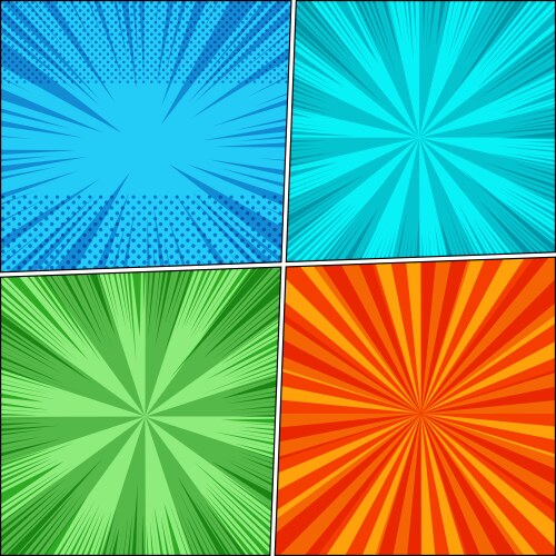 Book page comic Royalty Free Vector Image - VectorStock