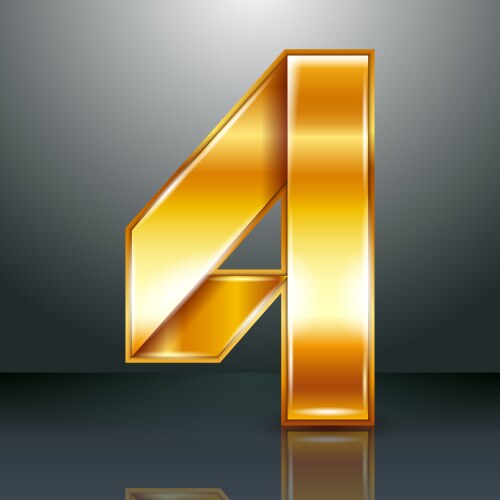 Number 4 Vector Images (over 35,000)
