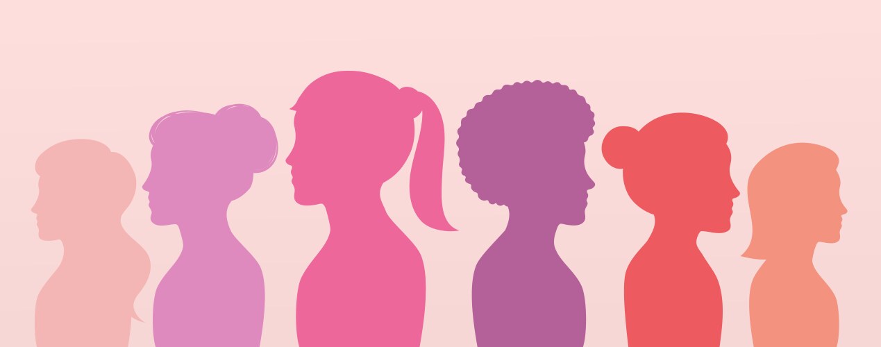 Women Side Profile Silhouette Vector Images (over 1,100)