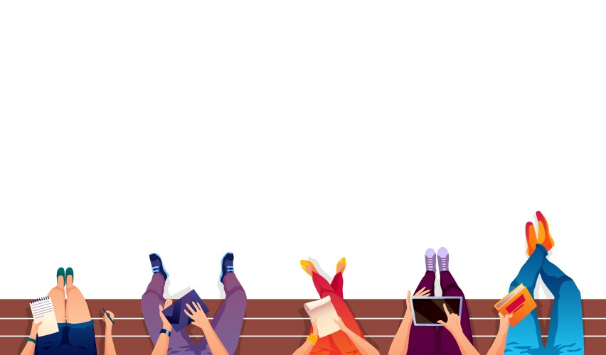 People Sitting Top View Vector Images (over 740)