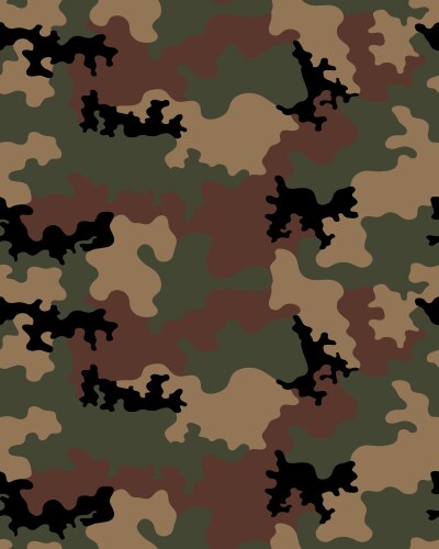 Camouflage classic seamless pattern khaki swamp Vector Image