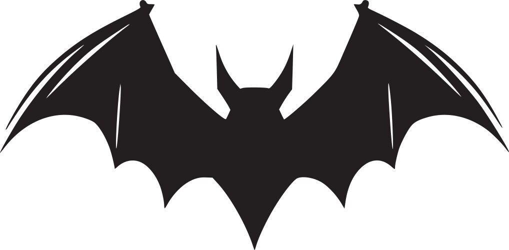 Bat - minimalist and simple silhouette Royalty Free Vector