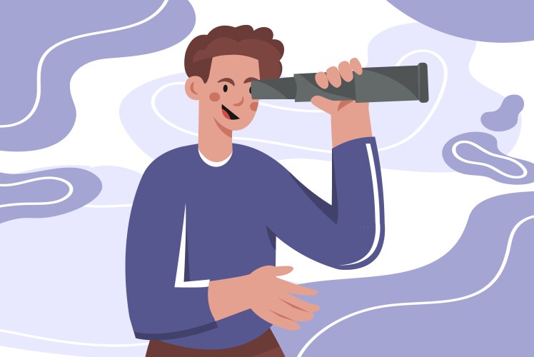 Cartoon Searching for Something Vector Images (68)