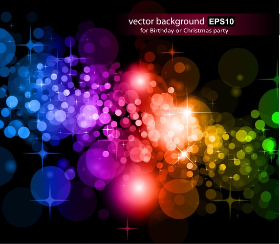 Party lights Royalty Free Vector Image - VectorStock