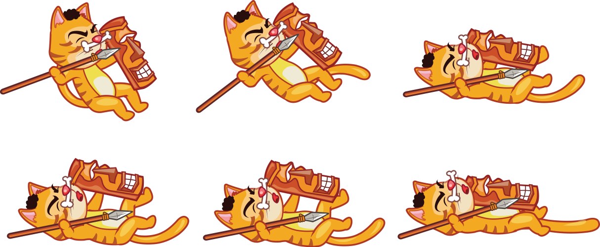 Cat Sprite Vector Images (over 120)