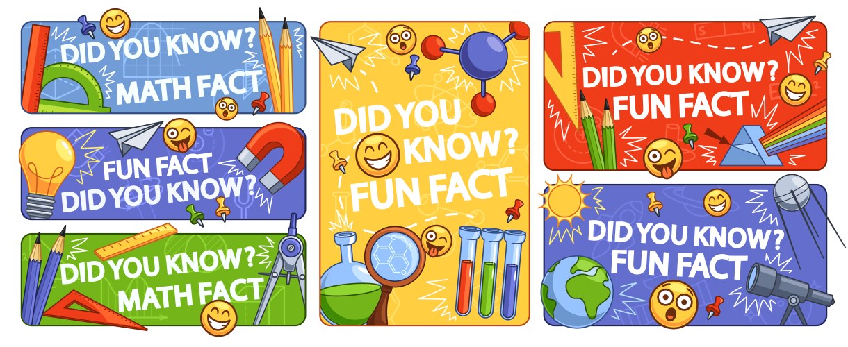 Math Facts Vector Images (76)