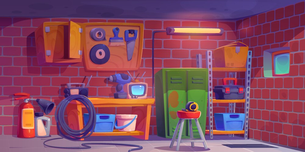 Garage Cartoon Vector Images (over 10,000)