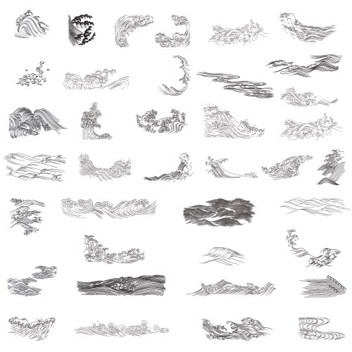 Black Ocean Wave Vector Images (over 72,000)