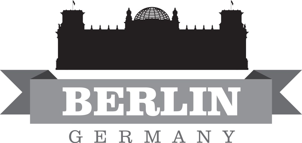 Berlin germany city symbol Royalty Free Vector Image