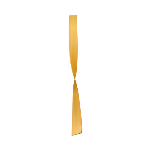 Vertical gold ribbon Royalty Free Vector Image
