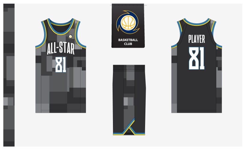 Basketball Uniform Pattern Vector Images (over 6,100)