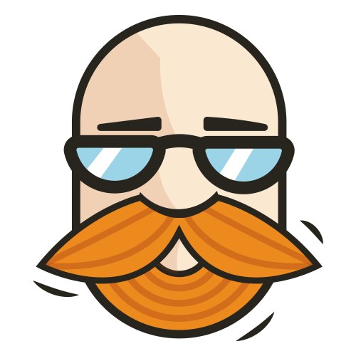 Bald Man with Beard Logo Vector Images (over 550)