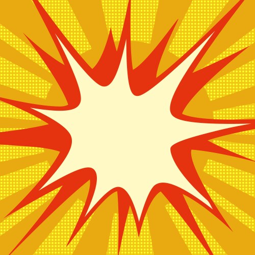 Comic bubble bomb cloud Royalty Free Vector Image