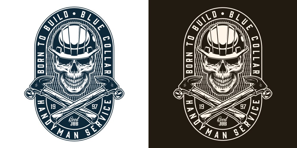 Blue Collar Logo Silhouette