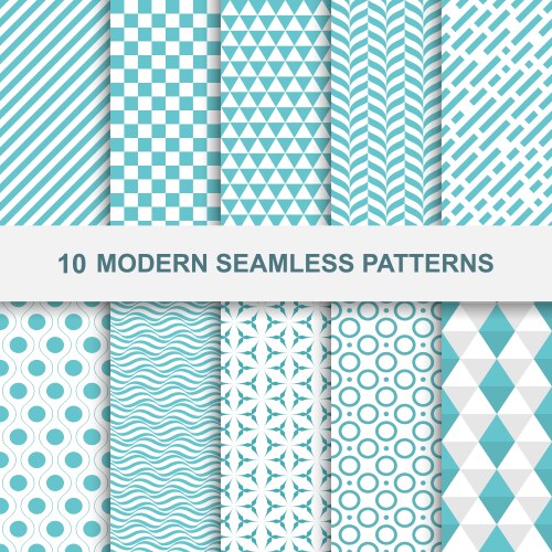 Seamless wallpaper patterns Royalty Free Vector Image