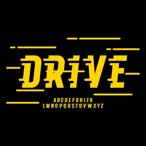 Racing Number Font Vector Images (over 4,700)