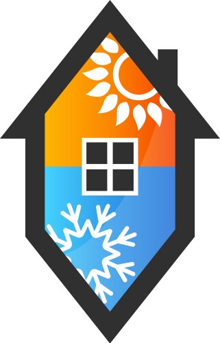 Air exchange ventilation isometric icon Royalty Free Vector